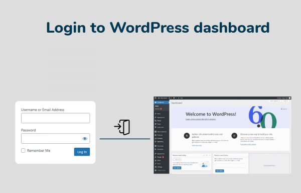 Login to WordPress dashboard